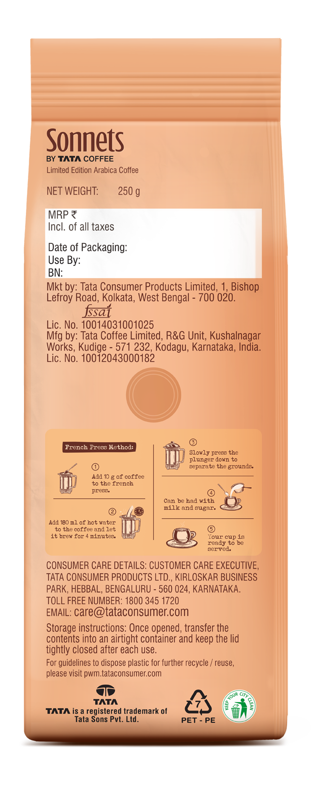 Buy Premium Coffee Online | Sonnets by Tata Coffee